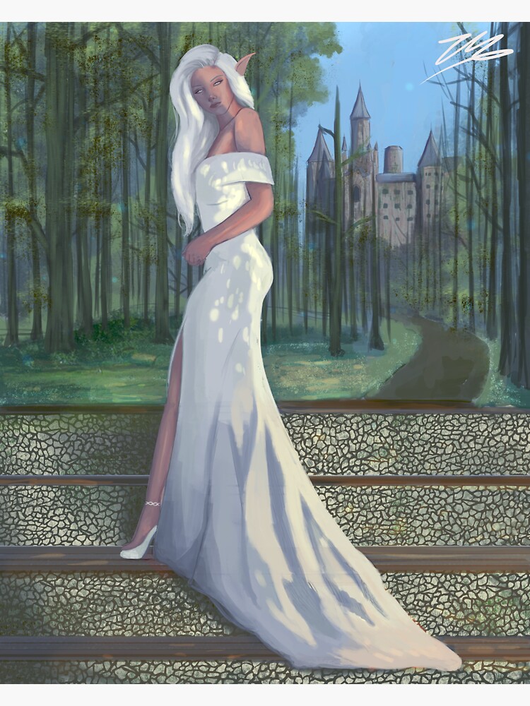 "Elf Painting " Sticker by Zoe-Marie- | Redbubble