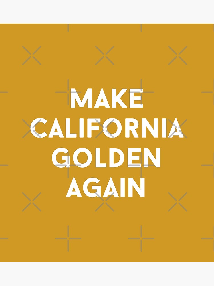 "Make California Golden Again - Recall Gavin Newsom" Poster for Sale by ...