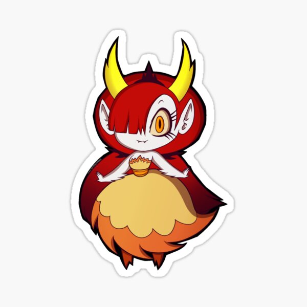 "SVTFOE: Heckapoo Chibi" Sticker for Sale by TwitchyEyebrows | Redbubble
