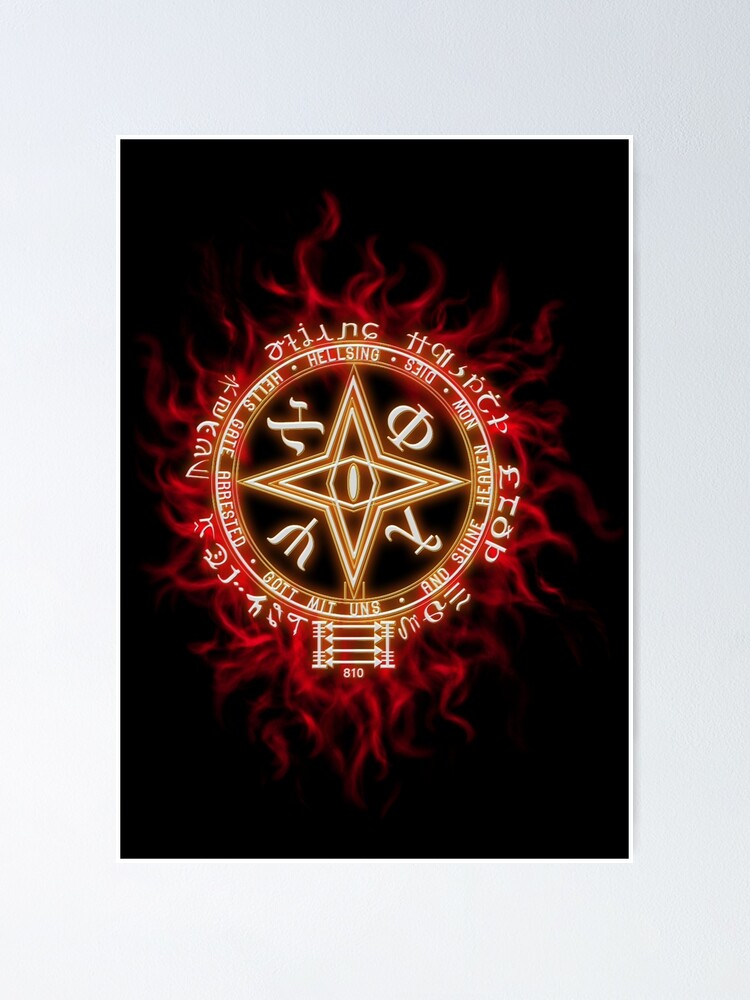 Póster «Símbolo de HELLSING ALUCARD» de PumpkinPi3 | Redbubble