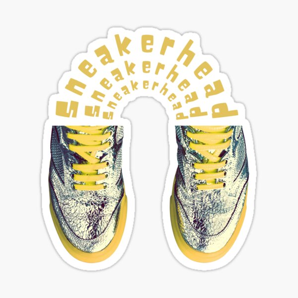 Pegatina «Diseño de ilustración de tipografía de Sneakerhead» de taiji-me | Redbubble