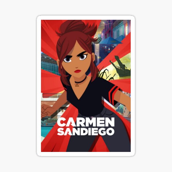 Carmen Sandiego Stickers | Redbubble