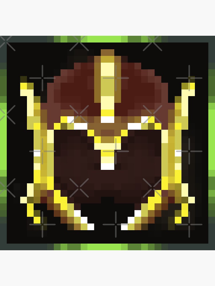 "Common Archer Helm Pixel" Sticker for Sale by maloiko | Redbubble