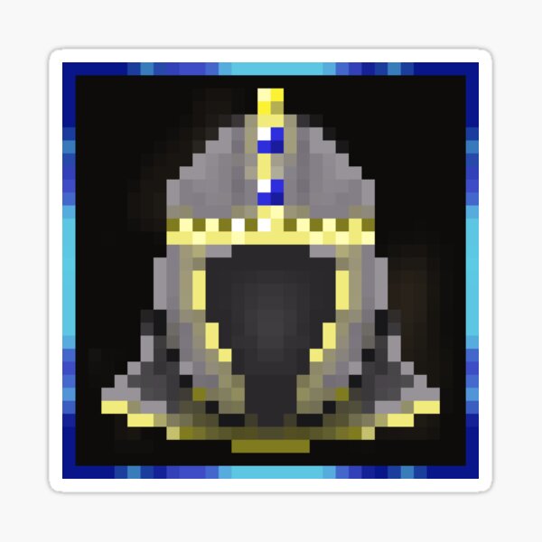 "Rare Archer Helm Pixel" Sticker by maloiko | Redbubble