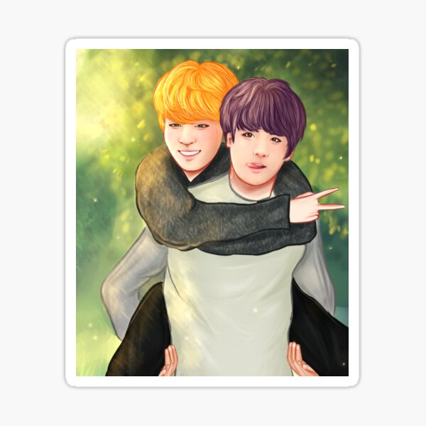 "Piggy back" Sticker by rookieking | Redbubble