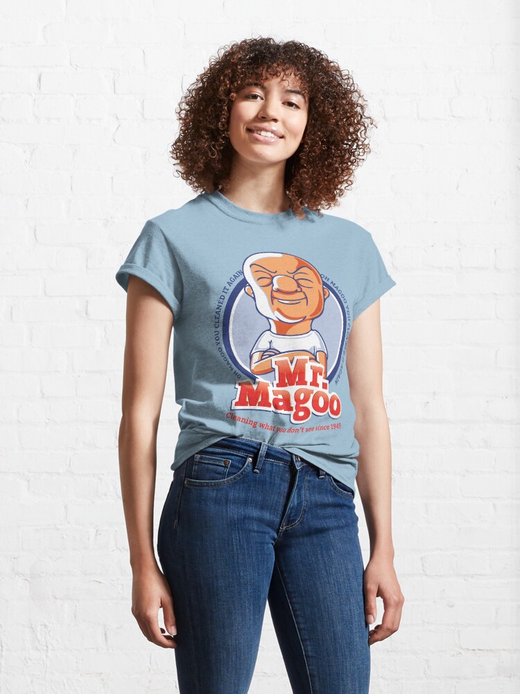 "Mr. Magoo as Mr. Clean" T-shirt for Sale by alhern67 | Redbubble ...