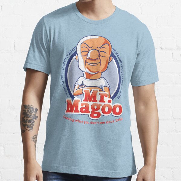 "Mr. Magoo as Mr. Clean" T-shirt for Sale by alhern67 | Redbubble ...