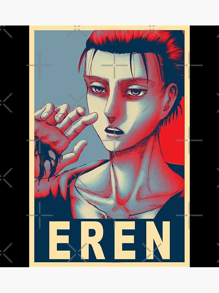 "Eren Yeager - Poster" Photographic Print by LahcenBamouh | Redbubble