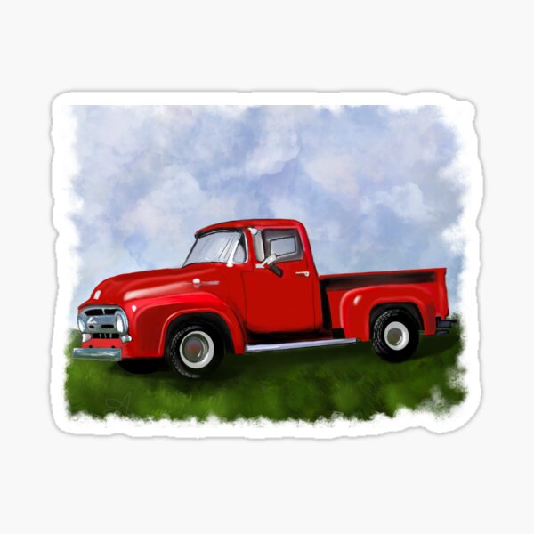 "Ol’ Red" Sticker for Sale by Creationsscape | Redbubble