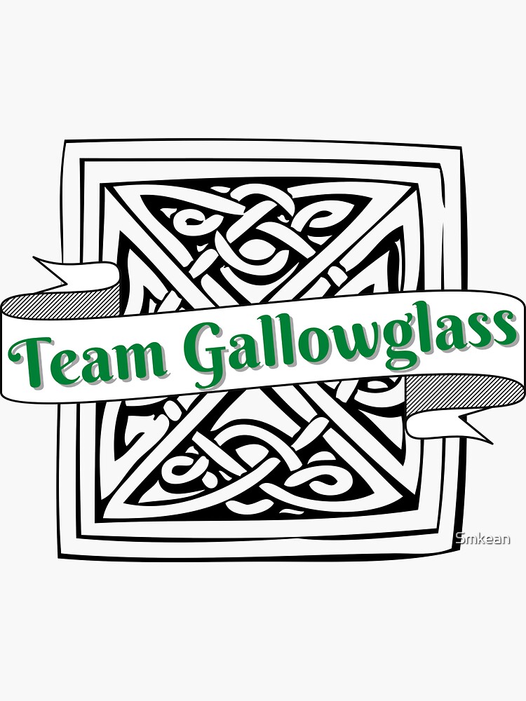 "Team Gallowglass" Sticker for Sale by Smkean | Redbubble