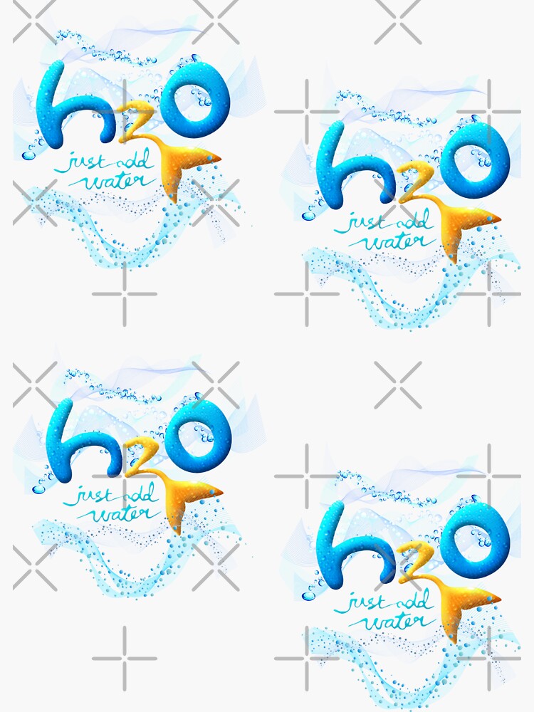 "H2O Just Add Water stickers pack" Sticker by FersArts | Redbubble