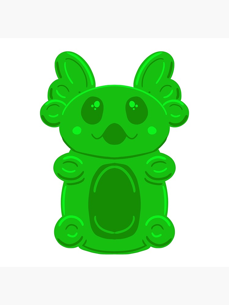 "Sweet Juicy Axolotl Gummy Bear" Poster for Sale by VODkmw | Redbubble