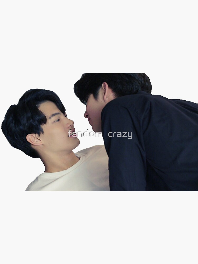 "Knock you over with a kiss - Sarawat & Tine - 2gether" Sticker for ...