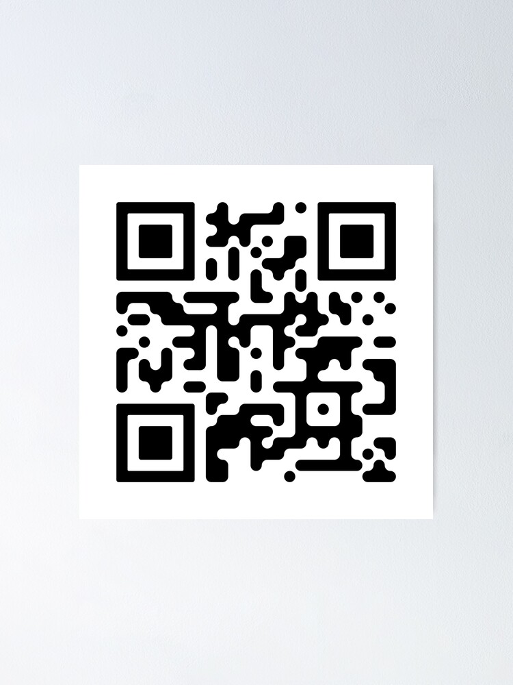 "Okay QR Code Sticker" Poster for Sale by la-luna-lunera | Redbubble