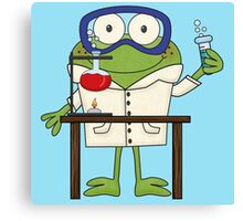 "Frog Doing Science Experiments in Laboratory" by peacockcards | Redbubble