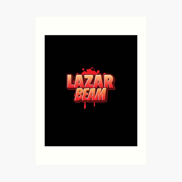 "LazarBeam Gaming Logo" Art Print for Sale by artur51gusev | Redbubble