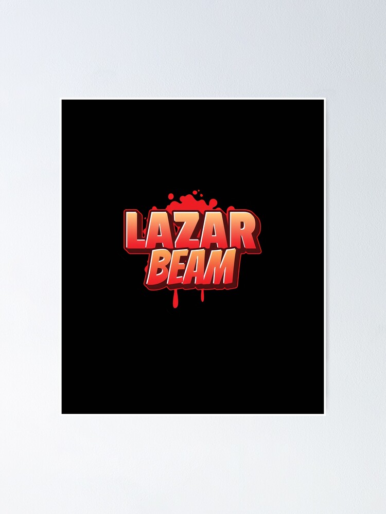 "LazarBeam Gaming Logo" Poster for Sale by artur51gusev | Redbubble