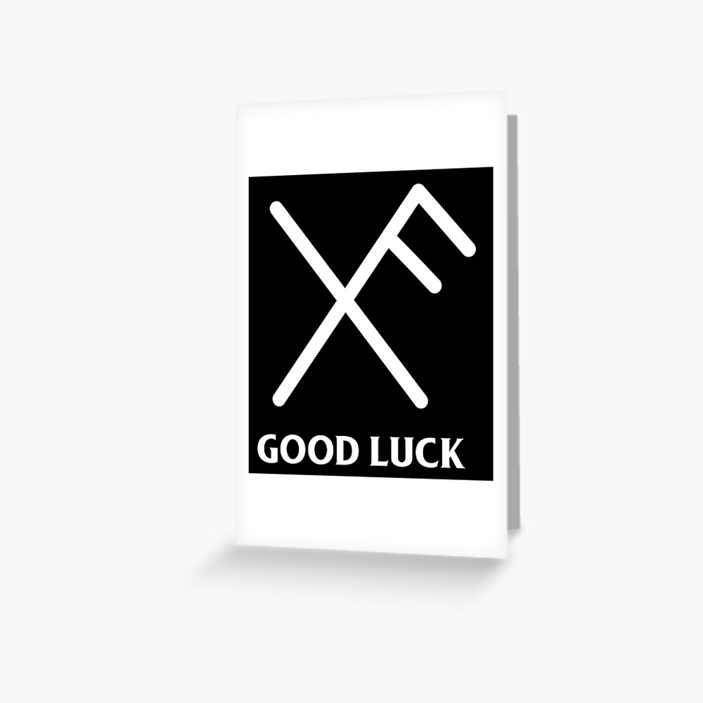 "Viking Runes Good Luck" Greeting Card by larspat | Redbubble