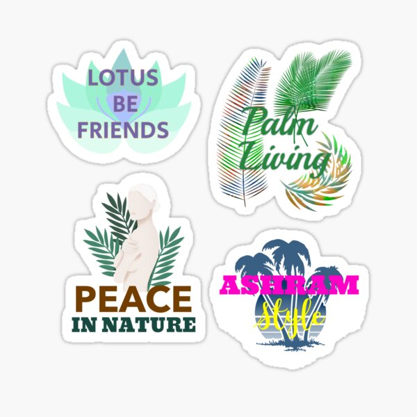 "Palm Living, Botanist, garden sticker pack, fern sticker pack, exotic ...