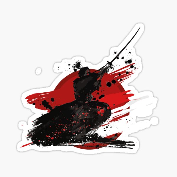 "Japanese Samurai" Sticker for Sale by rereynoso | Redbubble