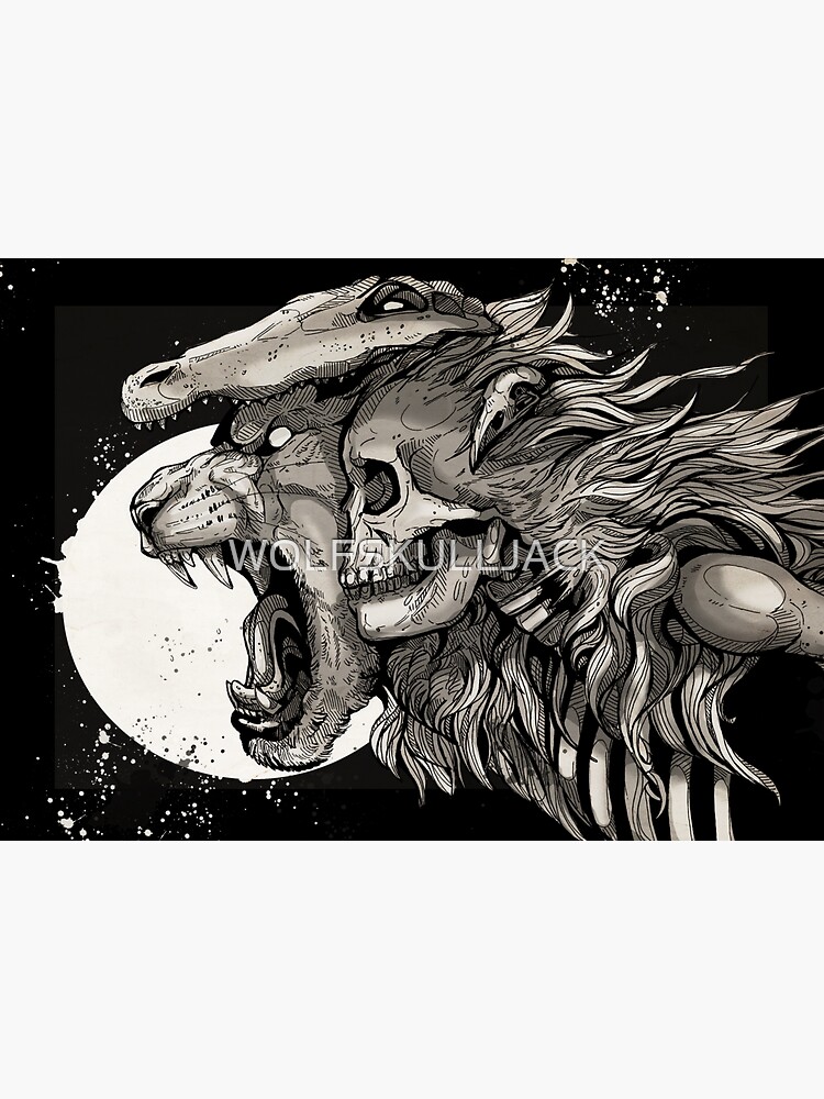 "The Demon Boy COLOUR" Sticker for Sale by WOLFSKULLJACK | Redbubble