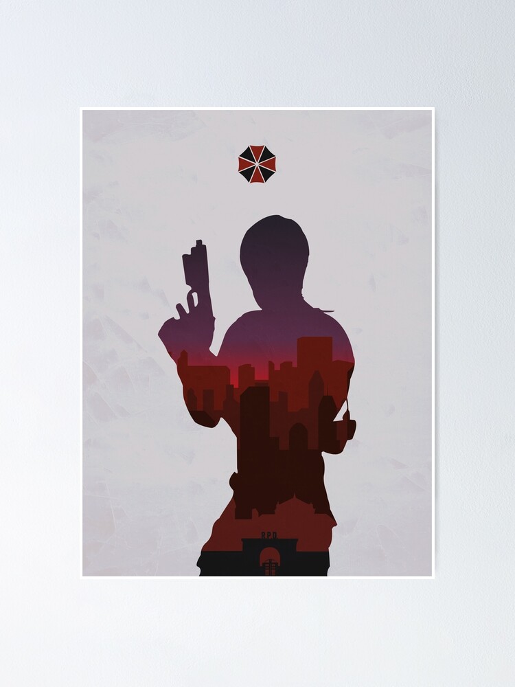 "Leon Kennedy (Light) - Minimalist Silhouette Style - Video Game Art ...