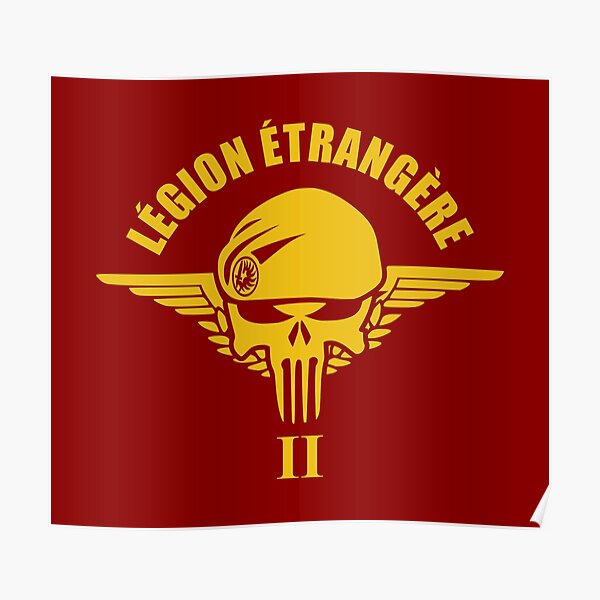 French Foreign Legion Paratrooper 2 Rep Posters | Redbubble