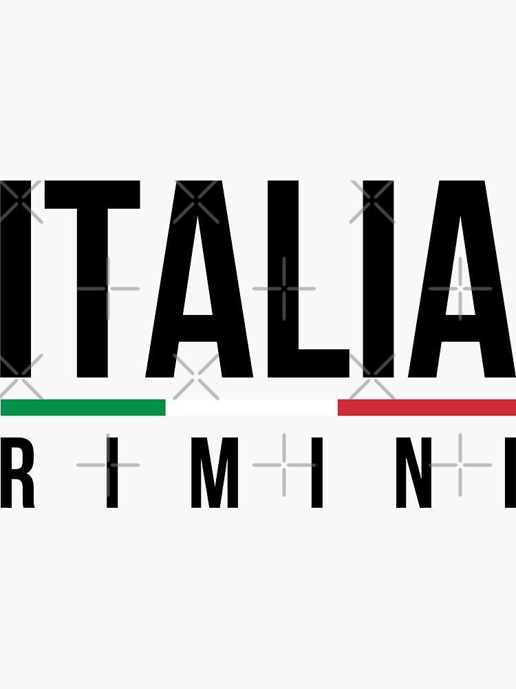 "Rimini Italia " Sticker for Sale by ForzaDesigns | Redbubble