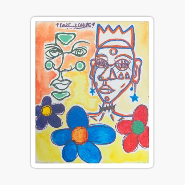 "queen asf" Sticker by chipsahoybhoy | Redbubble