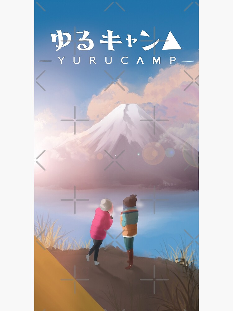 "Yuru Camp Anime Poster ゆるキャン Laid Back camp" Art Print by uve-v ...