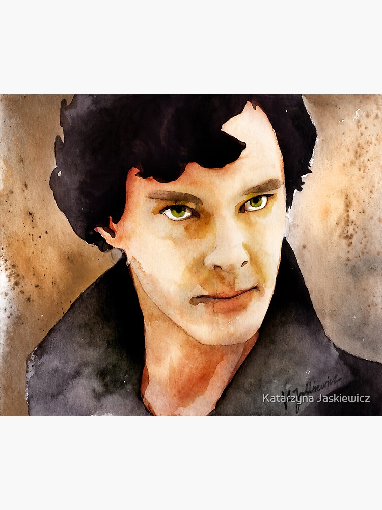 "Sherlock 01" Sticker for Sale by katjaskiewicz | Redbubble