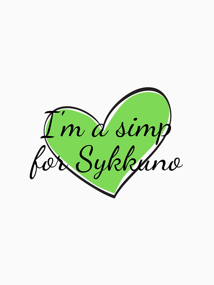 "I'm a simp for Sykkuno" T-shirt for Sale by mizmyst3ry | Redbubble ...
