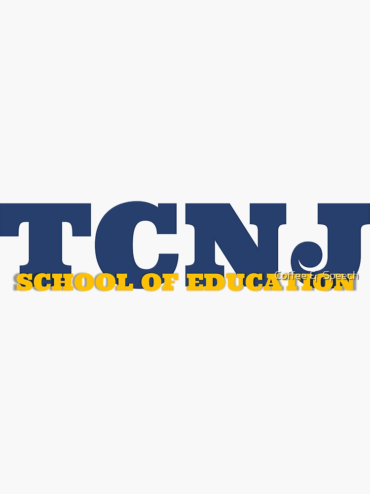 "TCNJ School of Education" Sticker for Sale by laurencondoluci | Redbubble