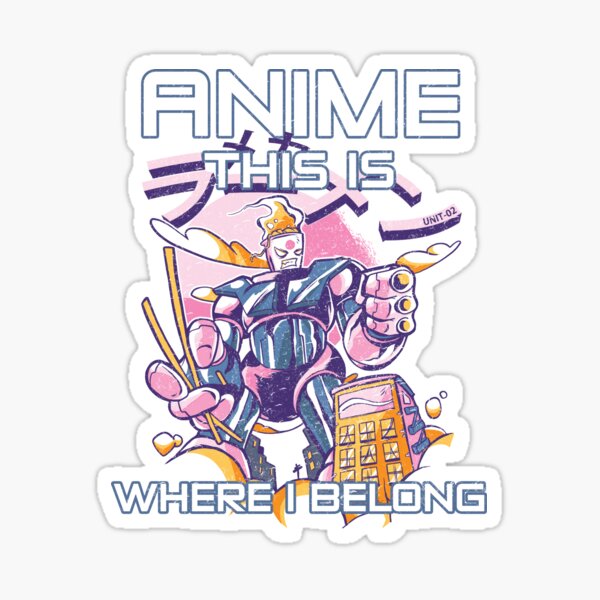 "Anime Manga Japan my World" Sticker for Sale by Naohiro | Redbubble