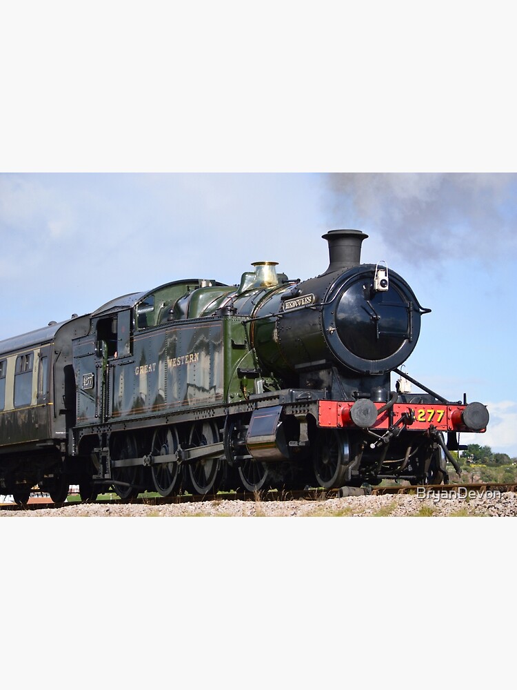 "Hercules 4277 Steam Engine, South Devon" Art Print for Sale by ...