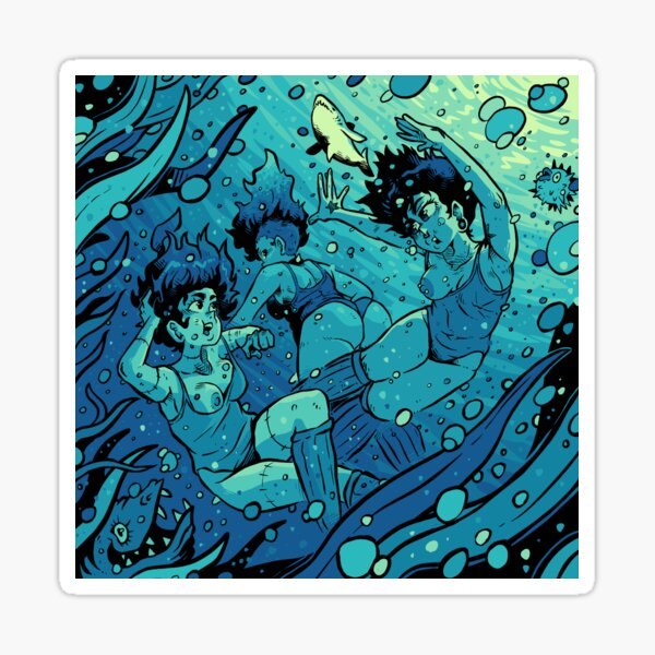 "Water Pinup" Sticker for Sale by swamitsunami | Redbubble
