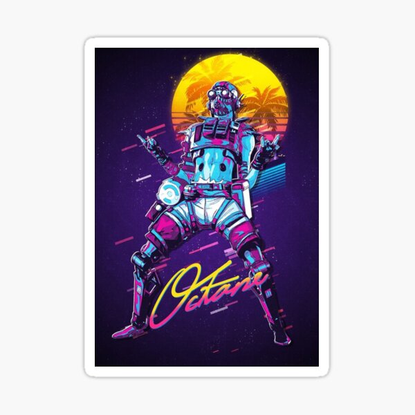 "Apex Legends - Octane" Sticker for Sale by jamesway | Redbubble