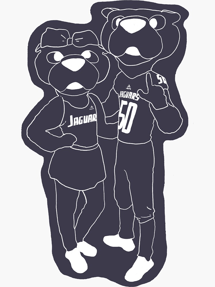 "southpaw & miss pawla " Sticker for Sale by -poorlydrawn | Redbubble