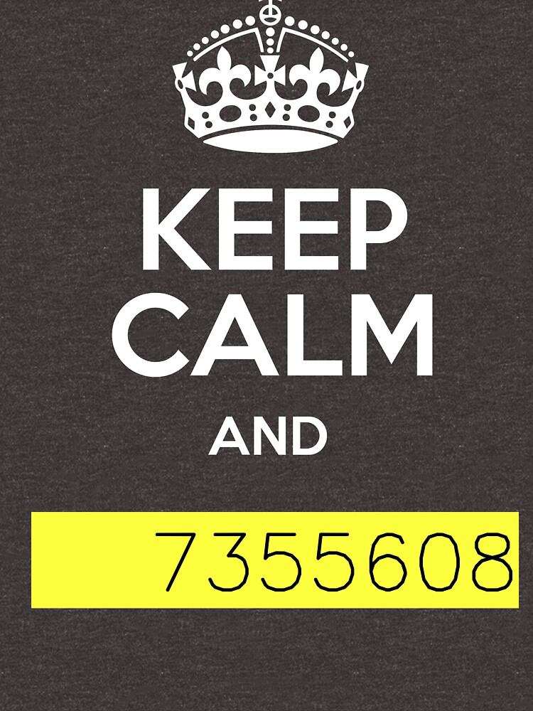 "Keep Calm and 7355608" T-shirt by geninchuni | Redbubble | counter t ...