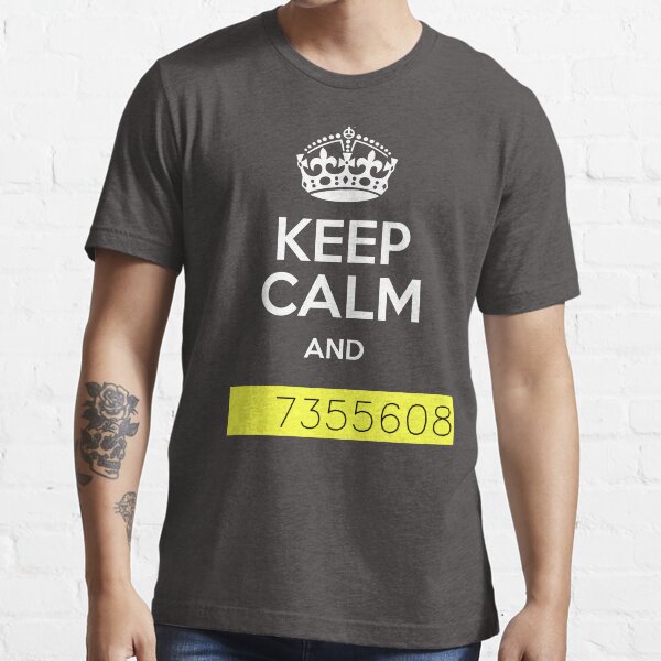 "Keep Calm and 7355608" T-shirt by geninchuni | Redbubble | counter t ...