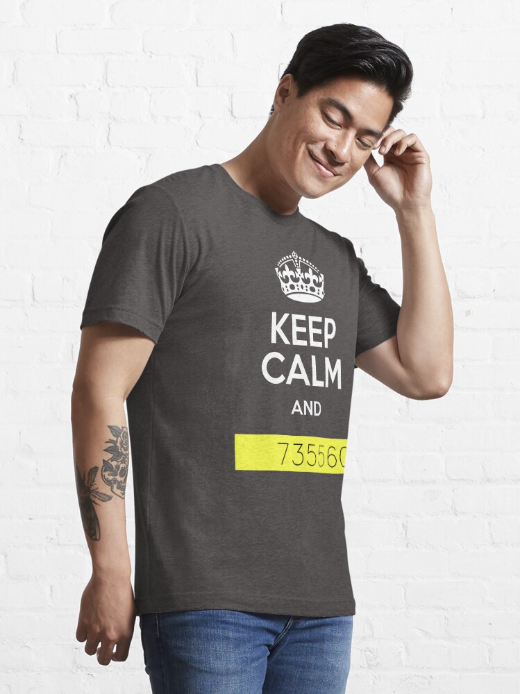 "Keep Calm and 7355608" T-shirt by geninchuni | Redbubble | counter t ...