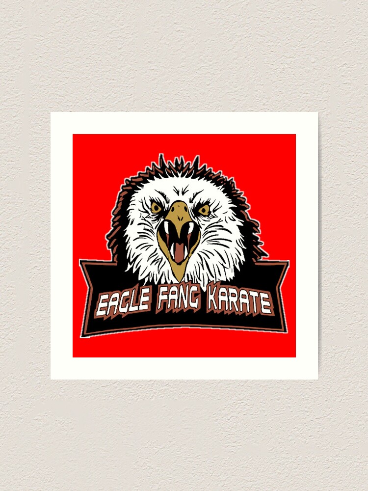 "Eagle Fang Karate Cobra Kai Logo" Art Print by Manzs | Redbubble