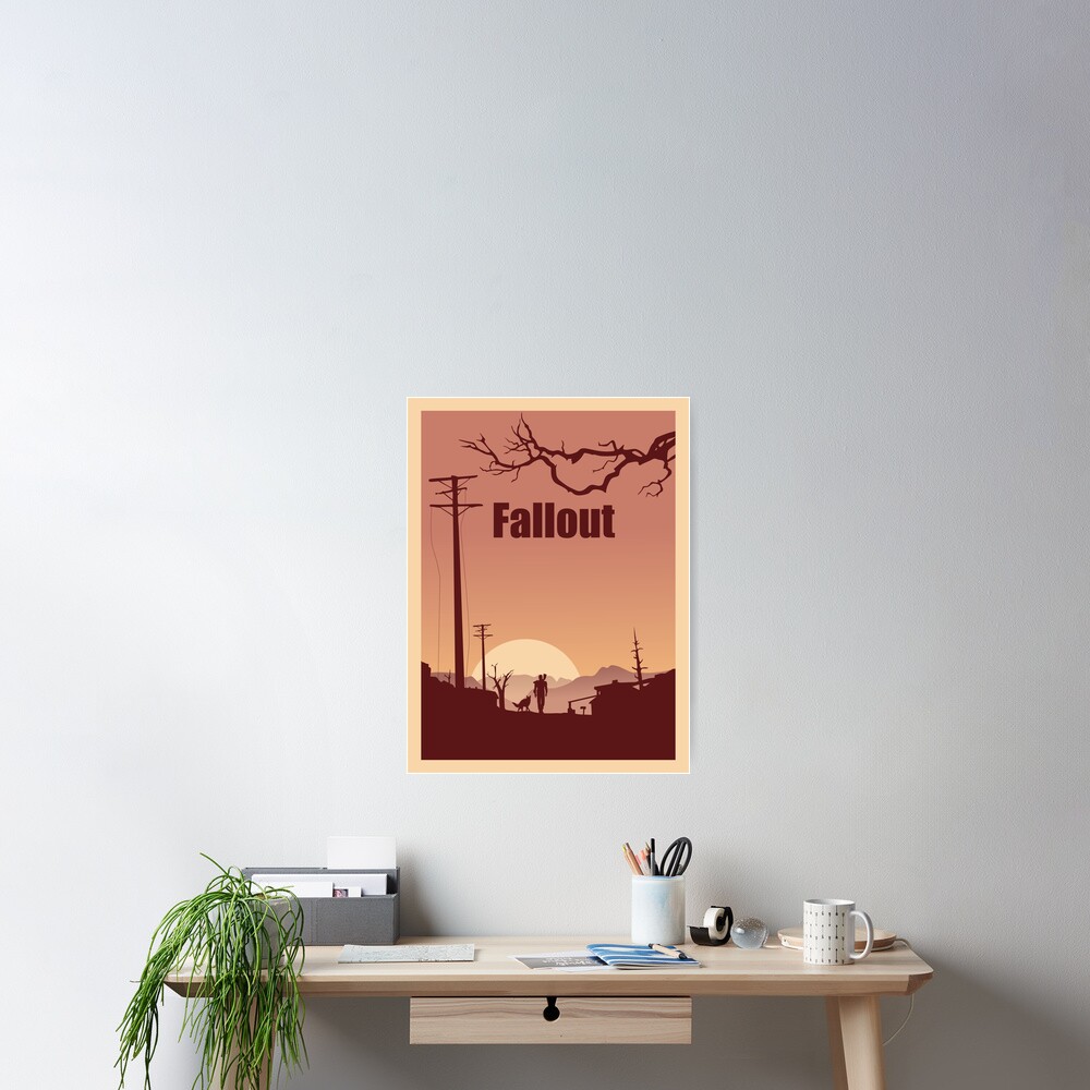 "Fallout - Minimalist Travel Style - Video Game Art" Poster for Sale by ...