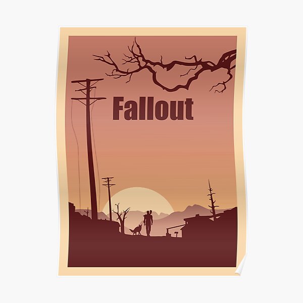 "Fallout - Minimalist Travel Style - Video Game Art" Poster for Sale by ...