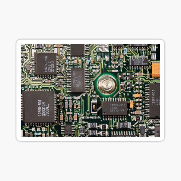 "Electronics" Sticker for Sale by WorldDesign | Redbubble