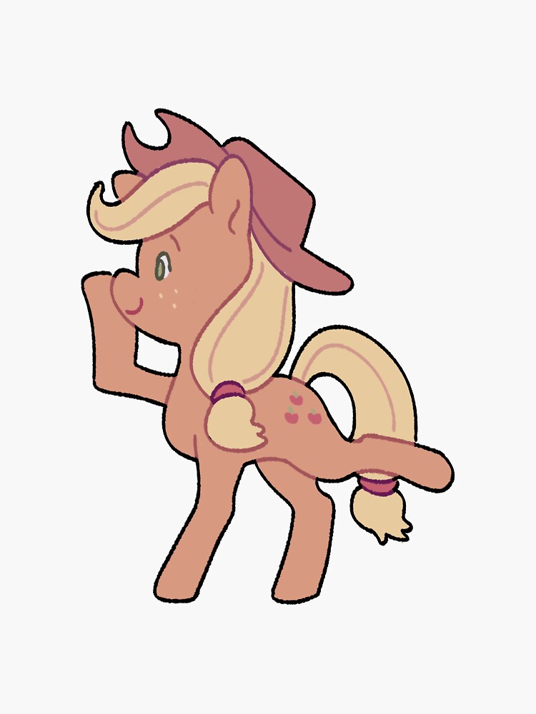 "MLP Applejack" Sticker by magicact | Redbubble
