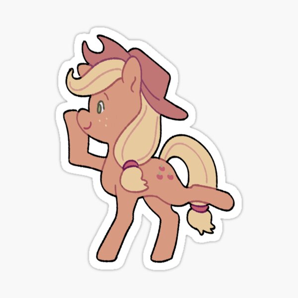 "MLP Applejack" Sticker by magicact | Redbubble