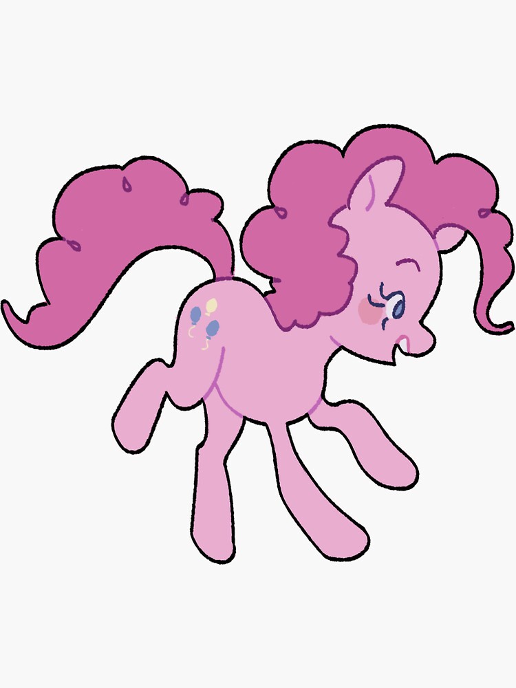 "MLP Pinkie Pie" Sticker for Sale by magicact | Redbubble