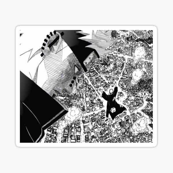 "Shinra Tensei " Sticker by Gyvemiimoknee | Redbubble