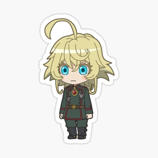 "Youjo Senki Tanya von Degurechaff Chibi #1" Sticker for Sale by ...